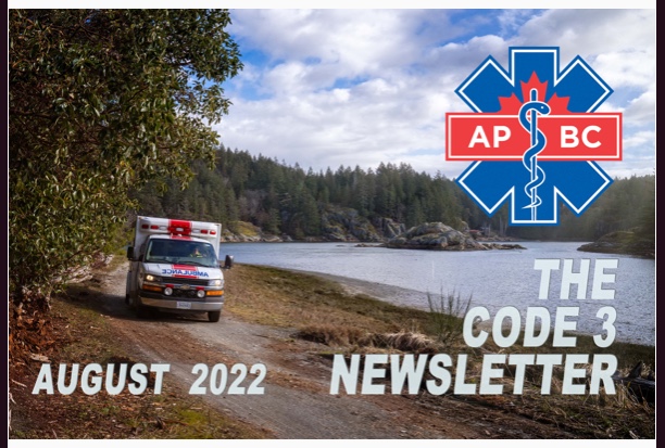 Code 3 Newsletter August 2022 - APBC