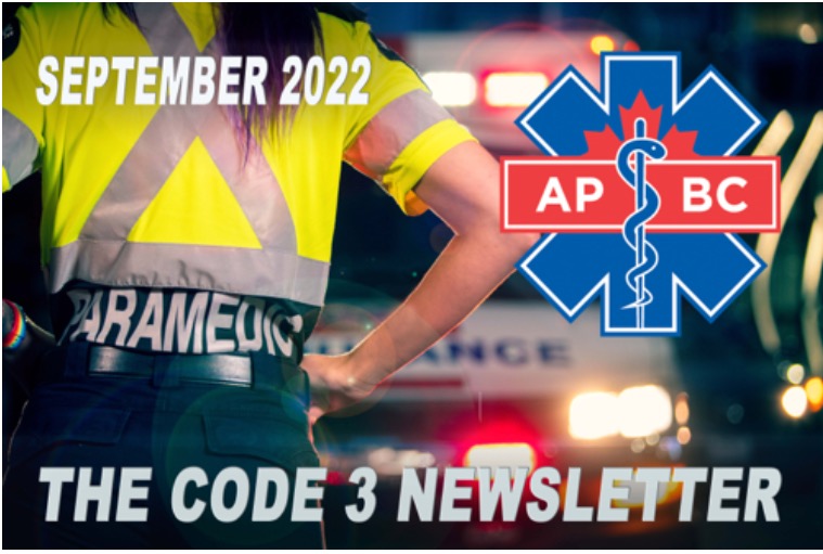 Code 3 Newsletter September 2022 - APBC