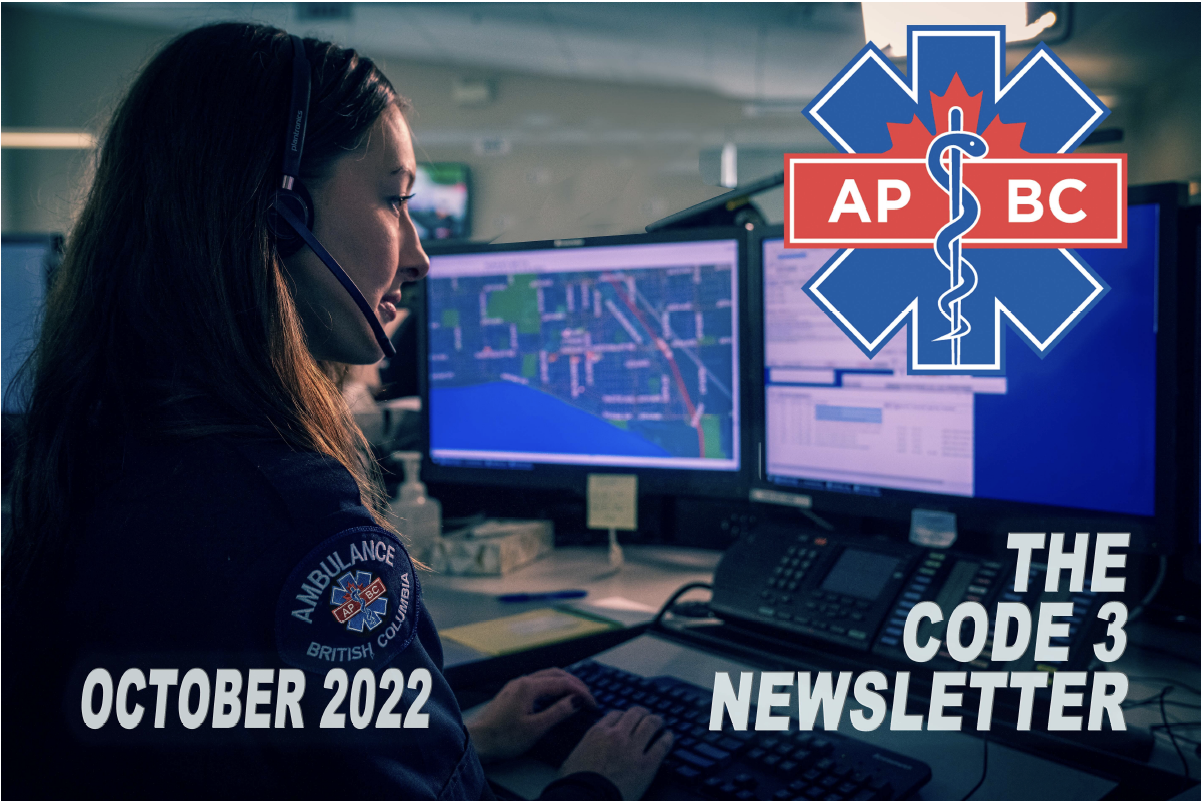 Code 3 Newsletter October 2022 - APBC
