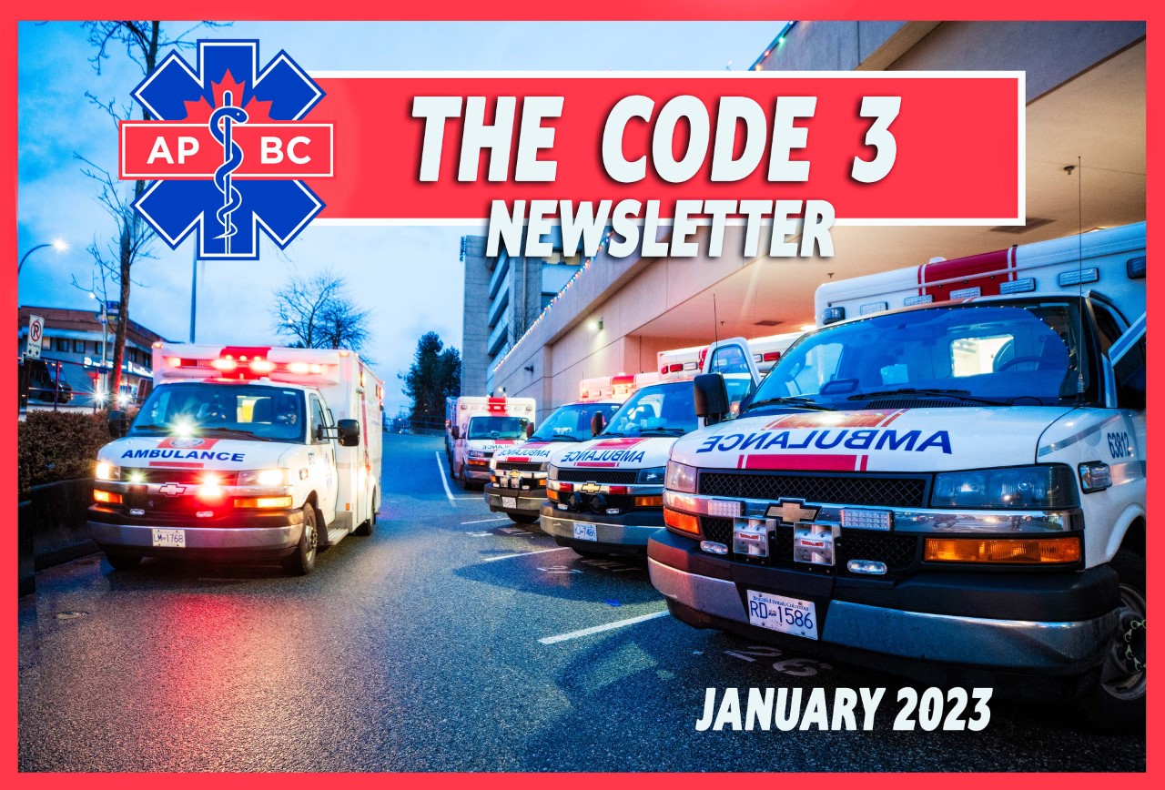 Code 3 Newsletter - January 2023 - APBC