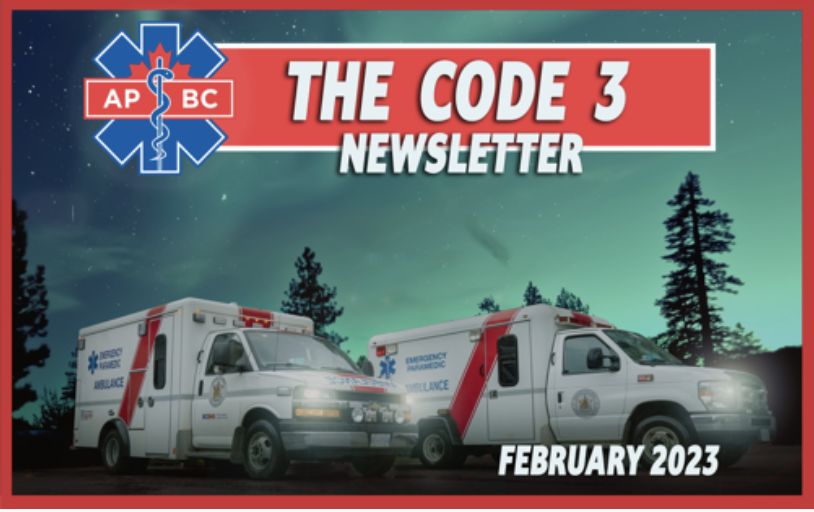 Code 3 Newsletter - February 2023 - APBC