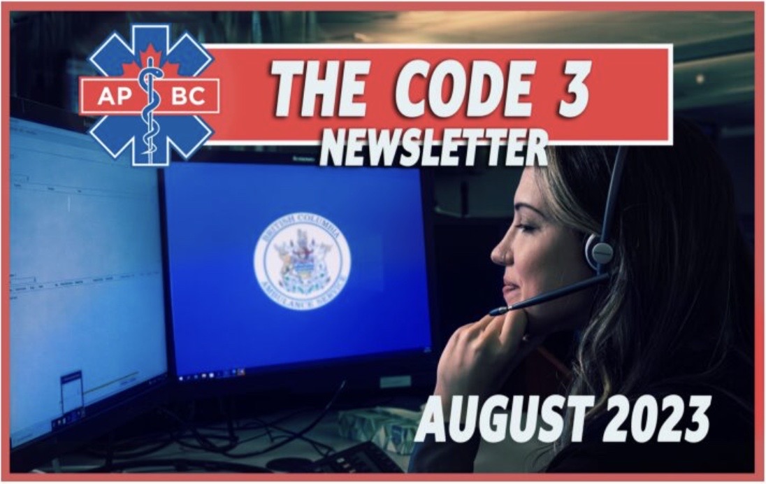 Code 3 Newsletter - August 2023 - APBC