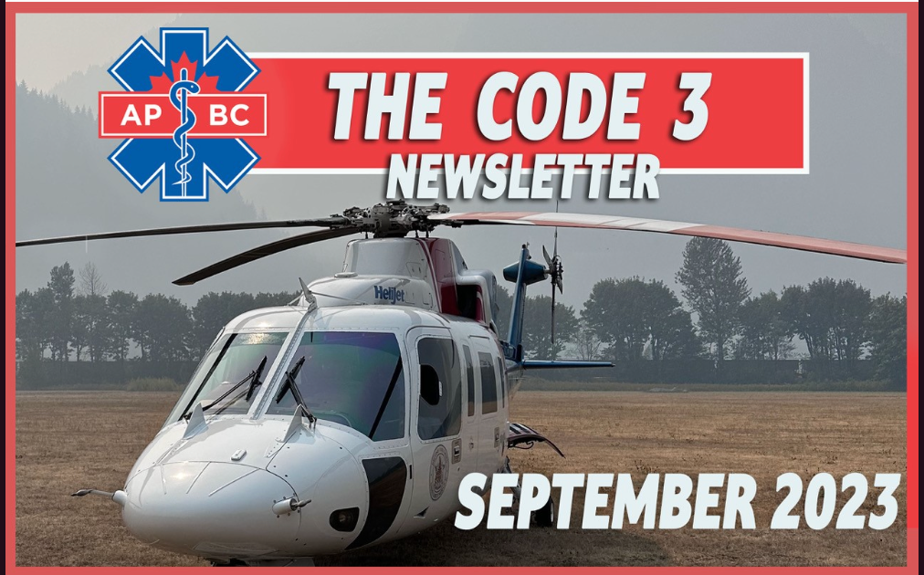 The Code 3 Newsletter - September 2023 - APBC